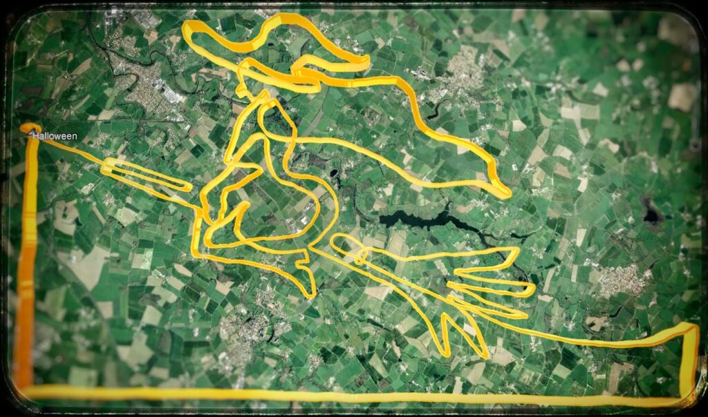 GPS Art : Le dessin à main élevée - La Gazette de l'ULM